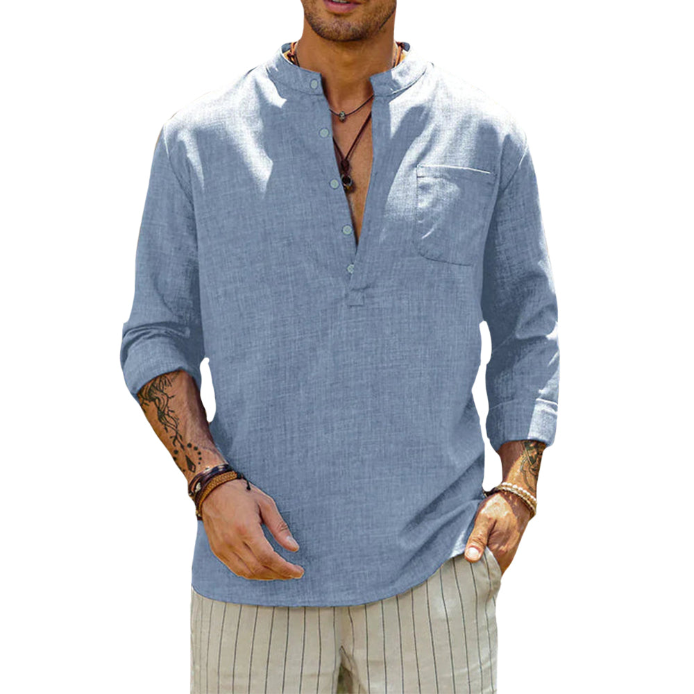 Edward Linen Shirt - Envisxge