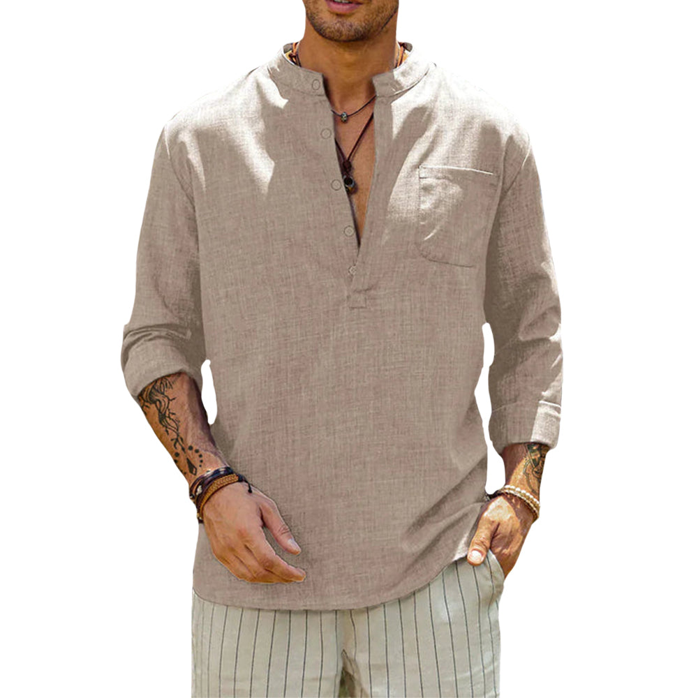 Edward Linen Shirt - Envisxge