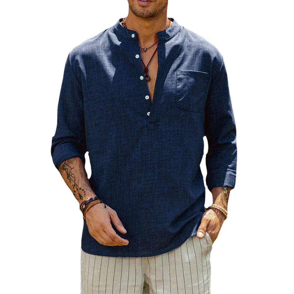 Edward Linen Shirt - Envisxge